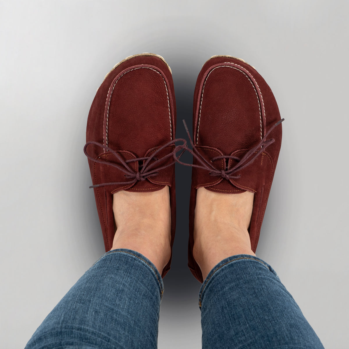 Women's Burgundy Dock Shoes - Atlantis Handmade Shoes – Atlantis ...