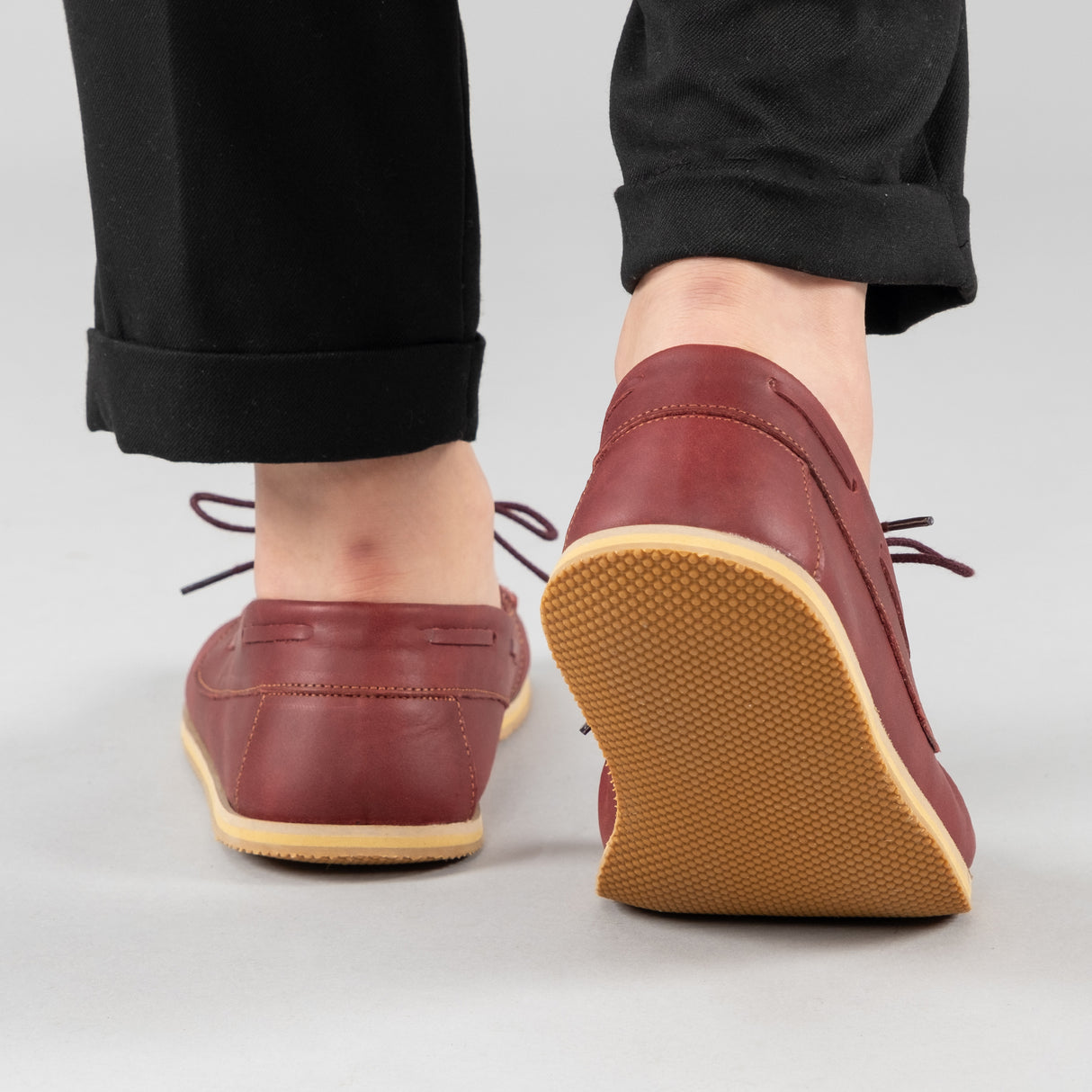 Women's Red Boat Shoes - Turkish Minimalist Shoes for Women – Atlantis ...