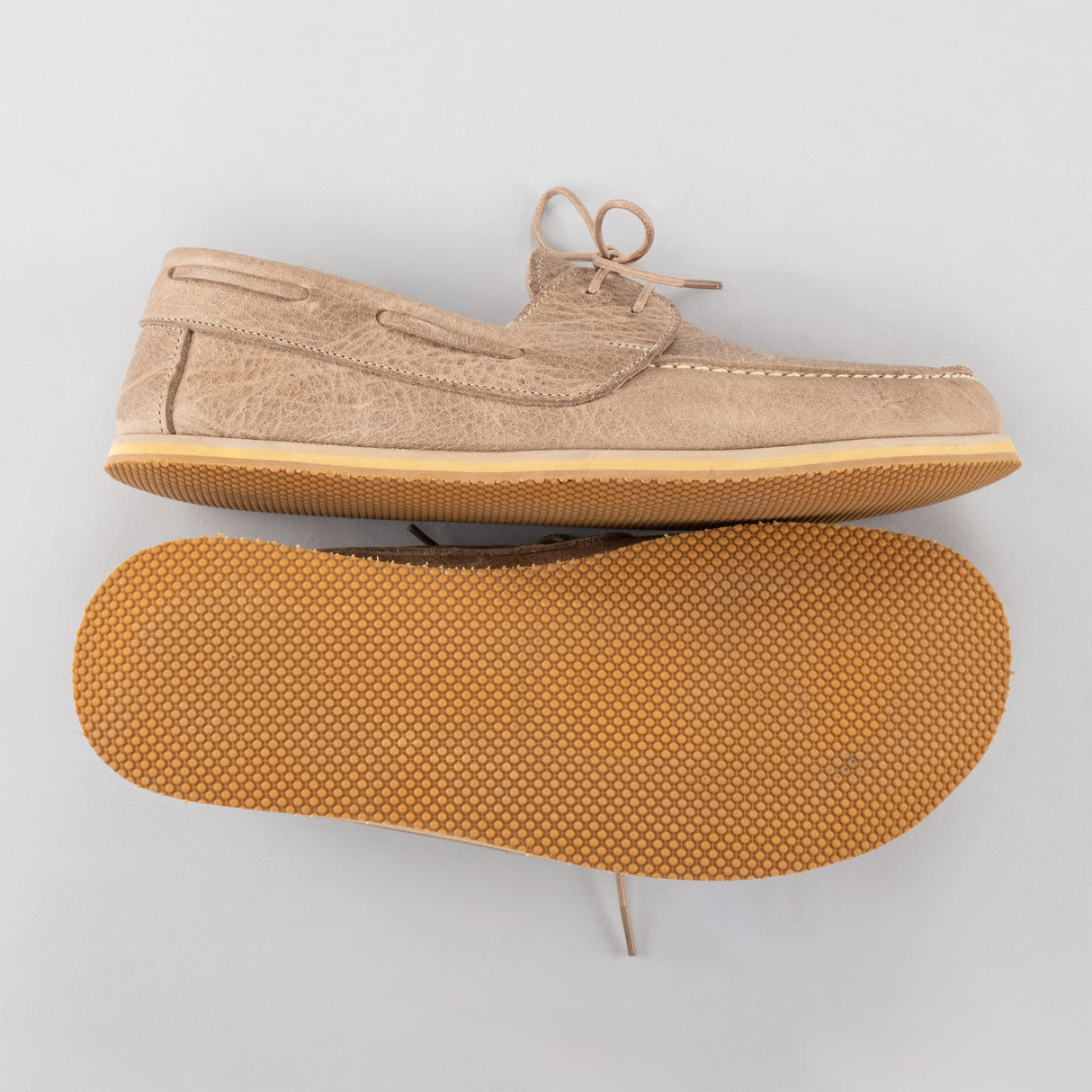 Men's Tan Boat Shoes - Turkish Handmade Barefoot Shoes – Atlantis ...