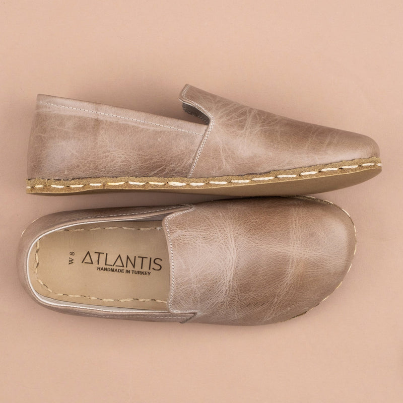Women's Tan Minimalists - Turkish Barefoot Shoes – Atlantis Handmade Shoes