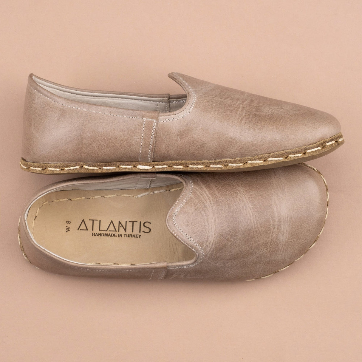 Men's Tan Barefoots - Turkish Handmade Barefoot Shoes – Atlantis ...