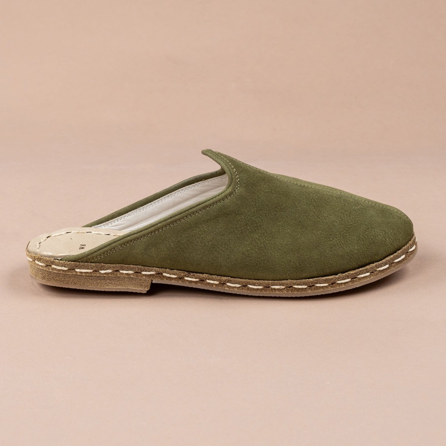 Olive Slippers - Turkish Slippers for Women : Atlantis Shoes – Atlantis ...