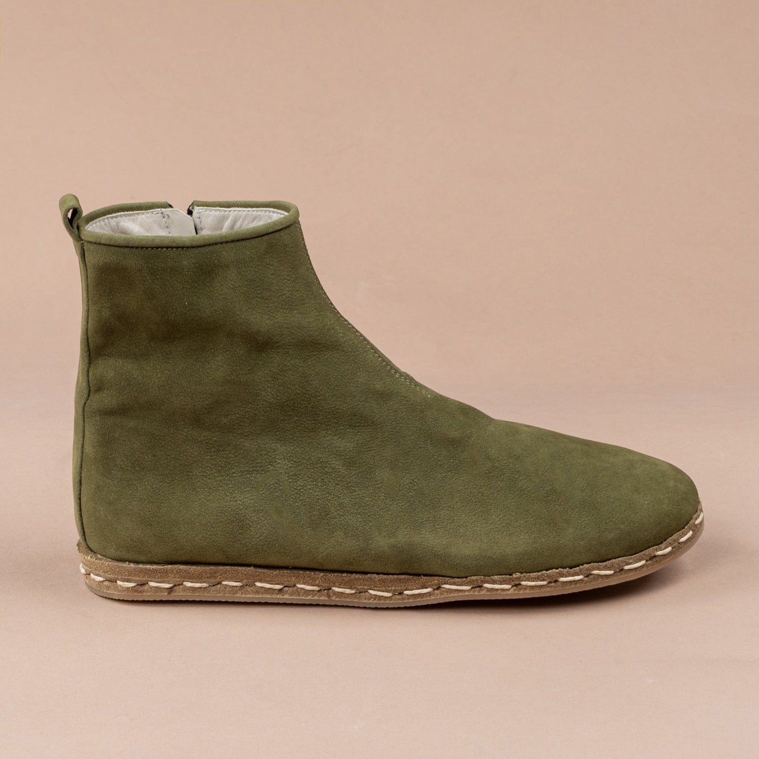 Men's Olive Boots - Turkish Boots for Men : Atlantis Handmade Shoes ...