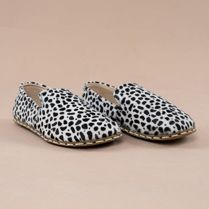 Men's Polka Dots Minimalist Shoes - Turkish Wide Toe Box Shoes ...