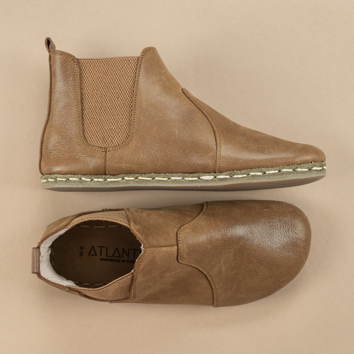 Women's Zaragoza Barefoot Chelsea Boots - Atantis Handmade Shoes ...