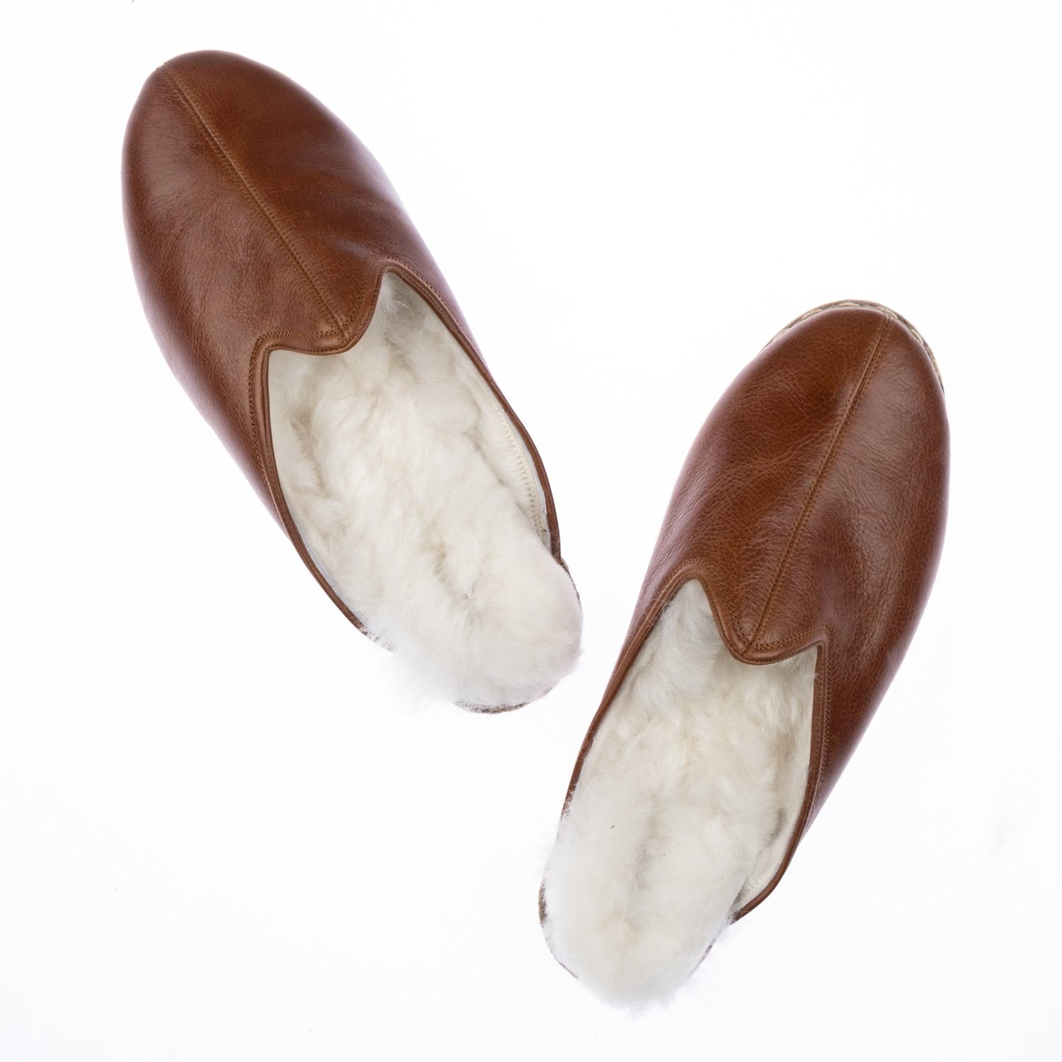 Men's Bogota Shearling Slippers – Atlantis Handmade Shoes